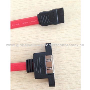7-pin Sata Panel Mount Extension Cable, Male To Female, Oem Orders ...