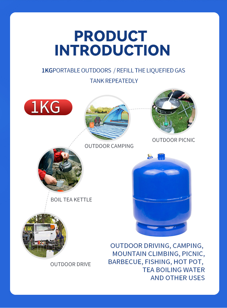 1kg Lpg Gas Cylinder Bottle, High Quality 1kg Lpg Gas Cylinder Bottle ...