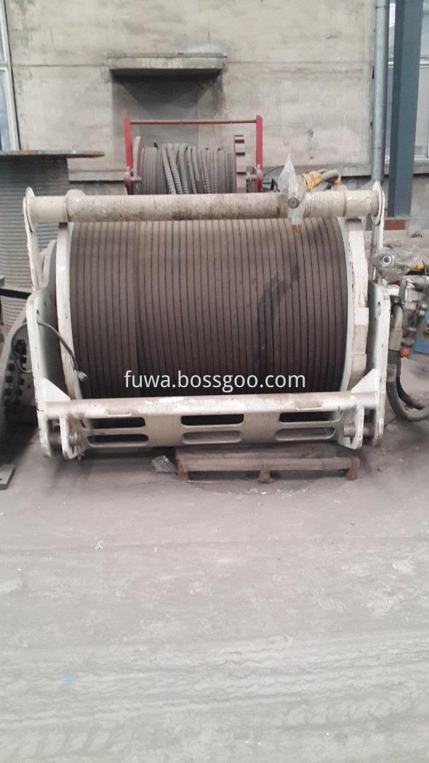 Crawler Cranes Hoist Winch With Wire Rope Assy, High Quality Crawler ...