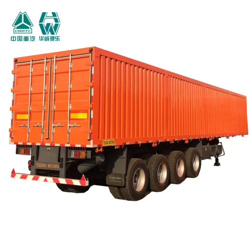 40ft Heavy Payload Enclosed Dry Van Semi Trailer, High Quality 40ft ...