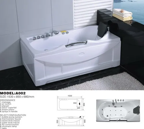 Classical Design Chinese Bathtub, High Quality Classical Design Chinese ...