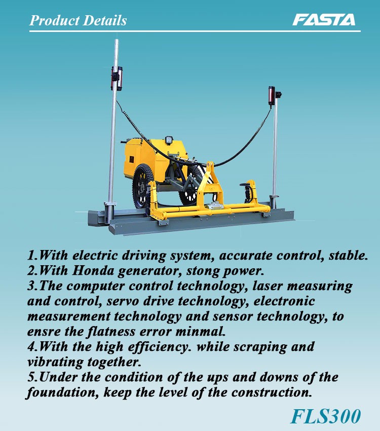 Walk Behind Laser Screed Concrete For Sale, High Quality Walk Behind ...