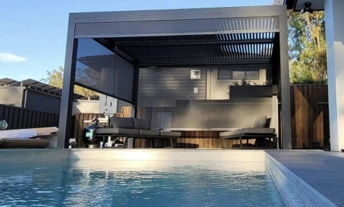 Aluminium Louvre Gazebo Customized Louver Roof Garden, High Quality ...