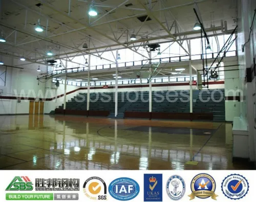 Steel Structure Prefabricated Gymnasium Building, High Quality Steel ...