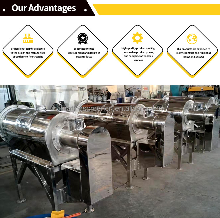 Airflow Horizontal Vibrating Screen Sieve For Baobab Powder, High ...