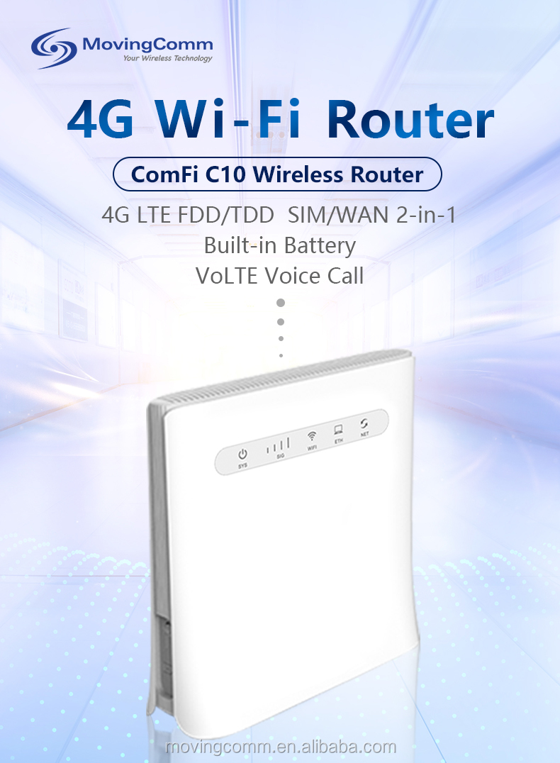 4g Wireless Sim Card Router With Battery Volte, High Quality 4g ...