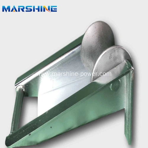 Economical 90mm Pressed Steel Pipe Cable Roller China Manufacturer