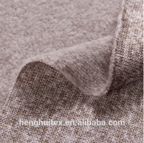 100% Polyester Cationic Polymer Thick Needle Thermal Fleece Fabric ...