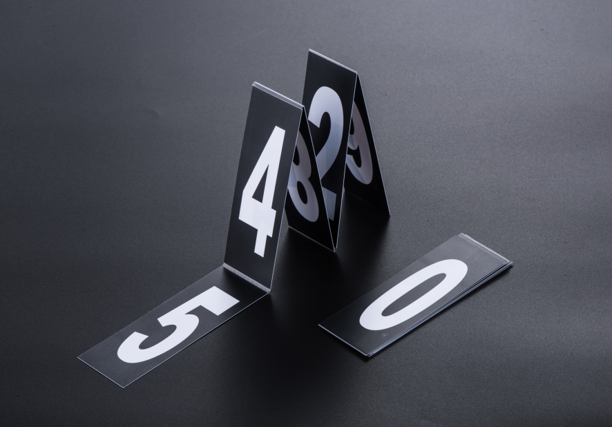 Foldable Flip Numbers Chart For Supermarket Display Prices, High ...