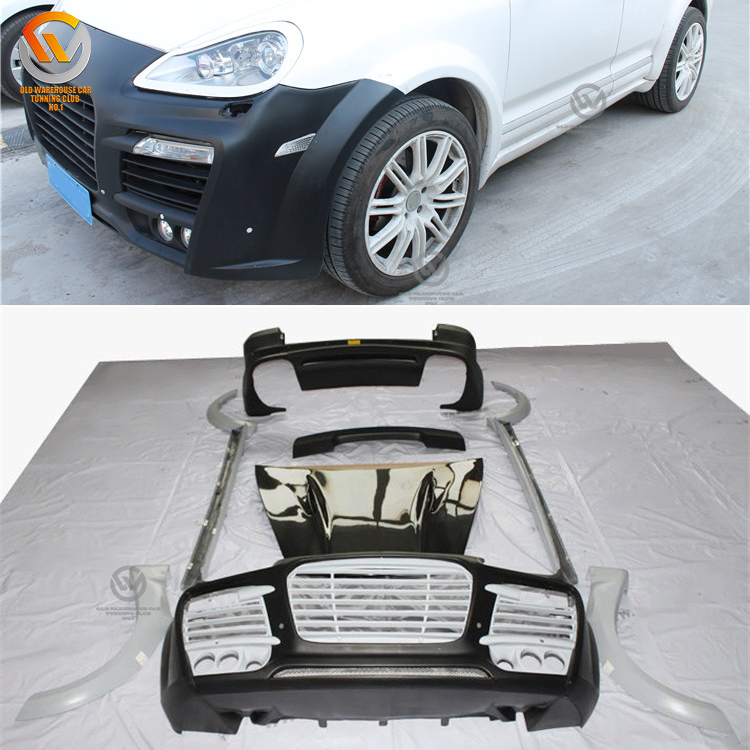 Frp Wide Body Kit For Cayenne 957 Ta Front Rear Bumper Side Skirts ...