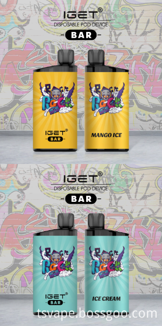 Iget Bar 일회용 Vape 3500 퍼프, Bossgoo.com의 고품질 Iget Bar 일회용 Vape 3500 퍼프