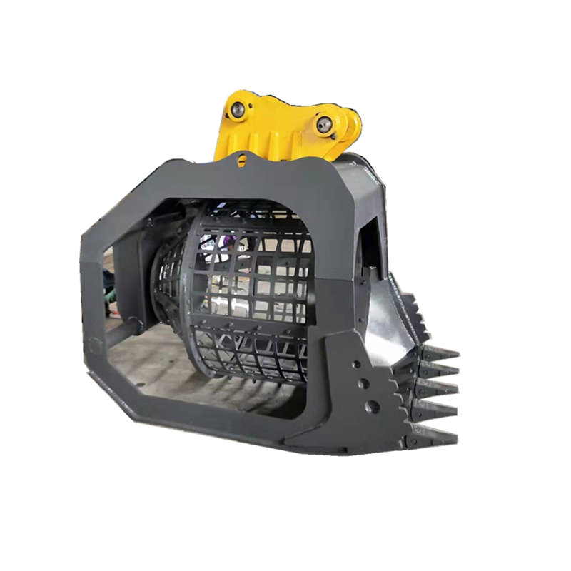 20 Tons Rotary Sieve Bucket Excavator Attachments, High Quality 20 Tons ...
