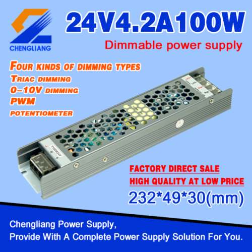 24v 100w 0-10v 디 밍이 가능한 Led 전원 공급 장치, Bossgoo.com의 고품질 24v 100w 0-10v 디 ...