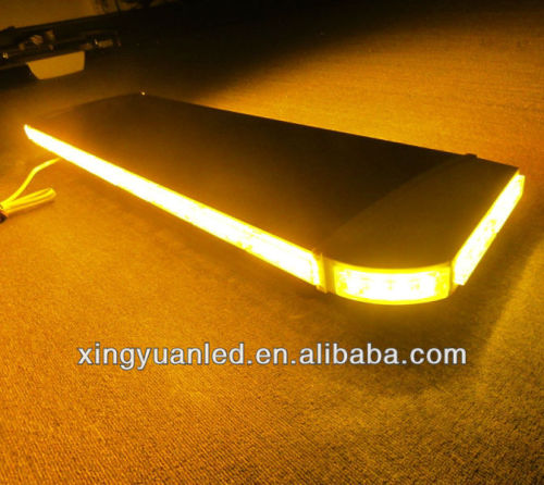 12v Ultra Slim Amber Color Car Led Light Bar Emergency Flashing Led ...