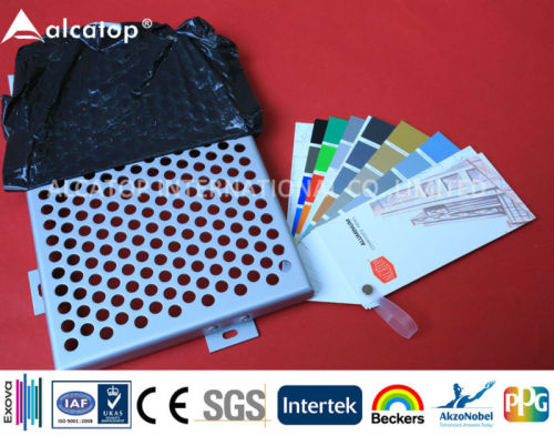 Pvdf Coating Perforated Aluminum Solid Panel, High Quality Pvdf Coating ...
