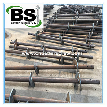 Steel Round Shaft Helical Pile, High Quality Steel Round Shaft Helical ...