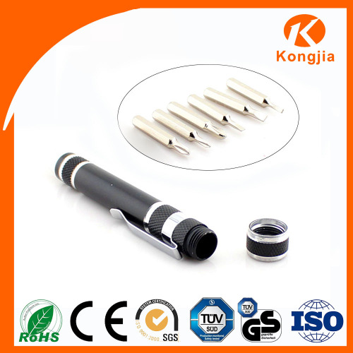 6 In 1 Screwdriver Kit Tool Set Led Light Torch Screwdriver Flashlight ...