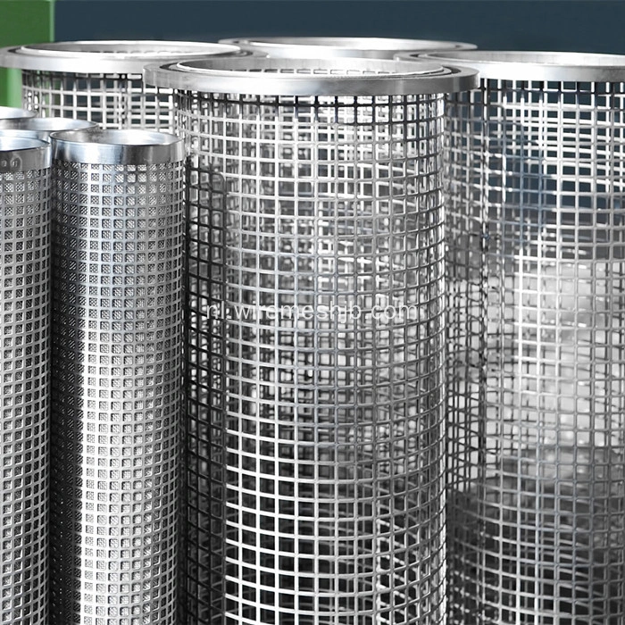 China Vierkant gat geperforeerde metalen gaas Fabrikanten