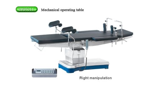 Hydraulic Mechanical Operating Stainless Steel Medical Instrument Table ...