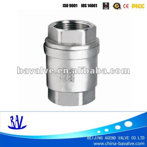 Api Stainless Steel Threaded Vertical Rising Check Valve/1/4 Inch Check ...