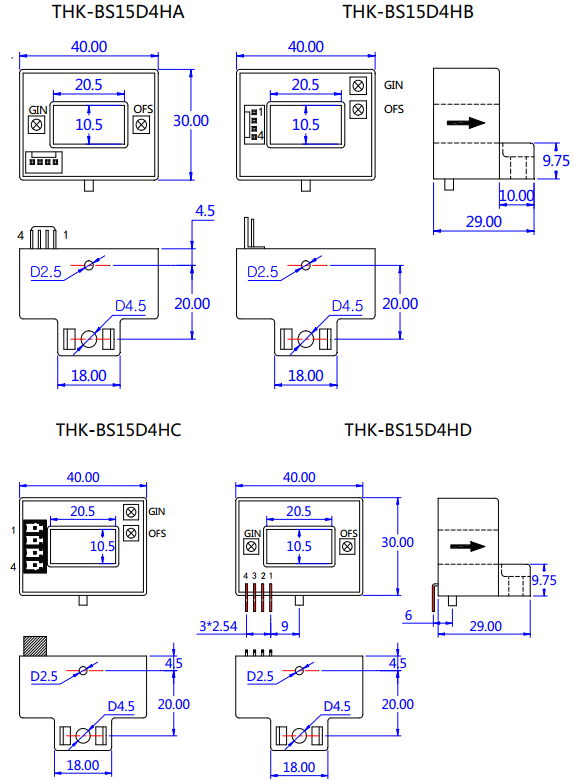 Open Loop Hall Effect Sensor Electrical Sensor, High Quality Open Loop ...