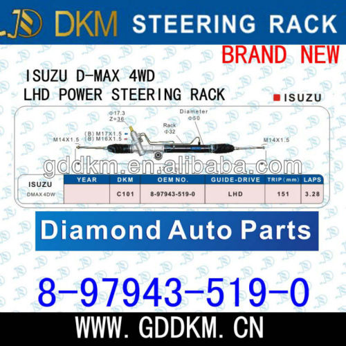 Brand New!! Isuzu D-max 4wd Steering Rack, High Quality Brand New ...