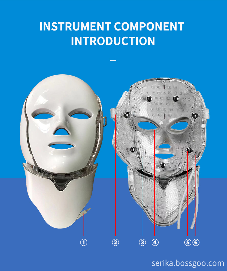 Home User Electronic Led Face Skin Care Mask, High Quality Home User ...