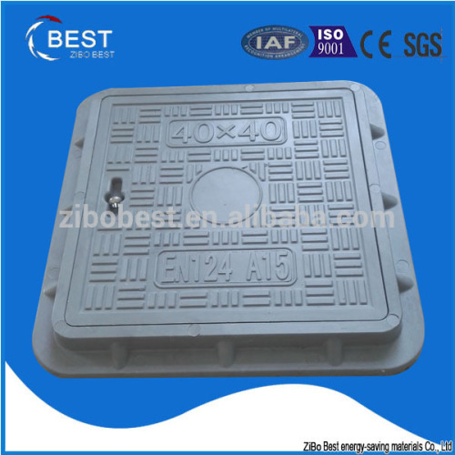 Smc Square Composite Fiberglass Manhole Cover With Lock, High Quality ...