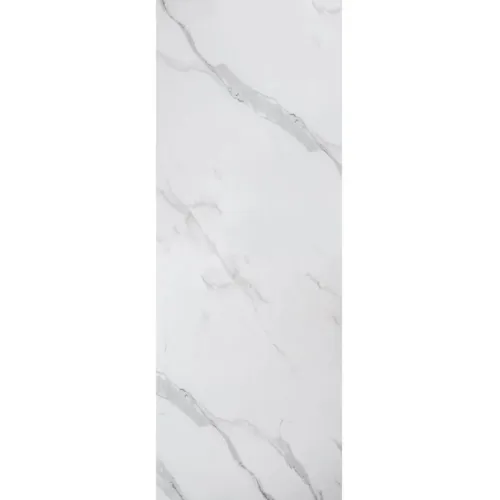 White Carrara Marble 1m Wide Pvc Cladding Panel, High Quality White ...