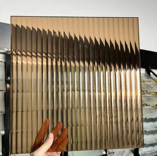 4mm Clear Patterned Glass Fluted Texture Moru Glass, High Quality 4mm ...