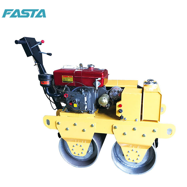 Sit On Vibratory Mini Road Roller Walk Behind Asphalt Road Roller, High ...
