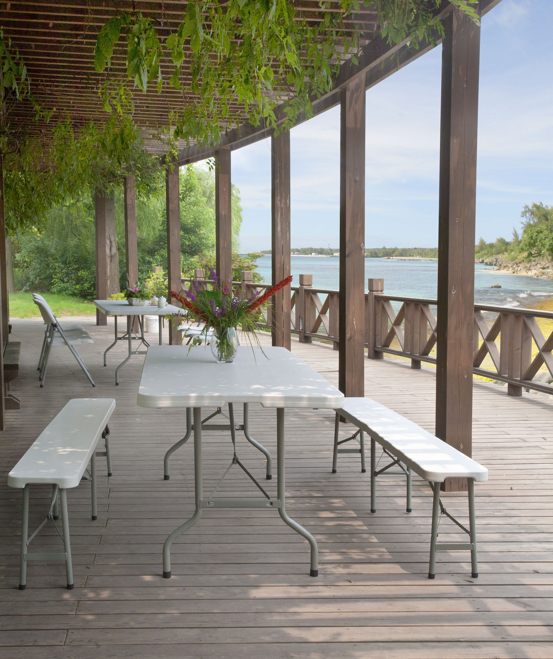 Plastic Folding Table Rectangle For Events, High Quality Plastic ...