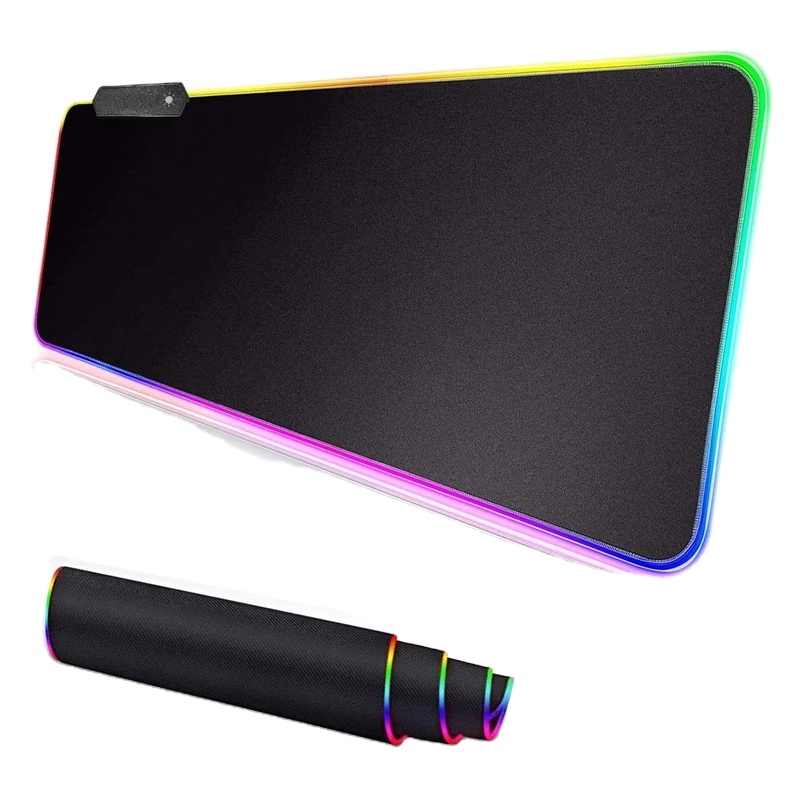 Large Rgb Illuminated Gaming Mouse Pad With Non-slip Backing And ...