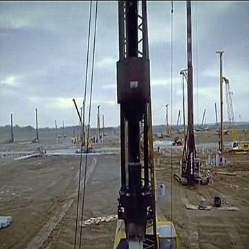 Guide Rod Diesel Hammer,Hydraulic Walking Piling Rig,Tubular Diesel ...