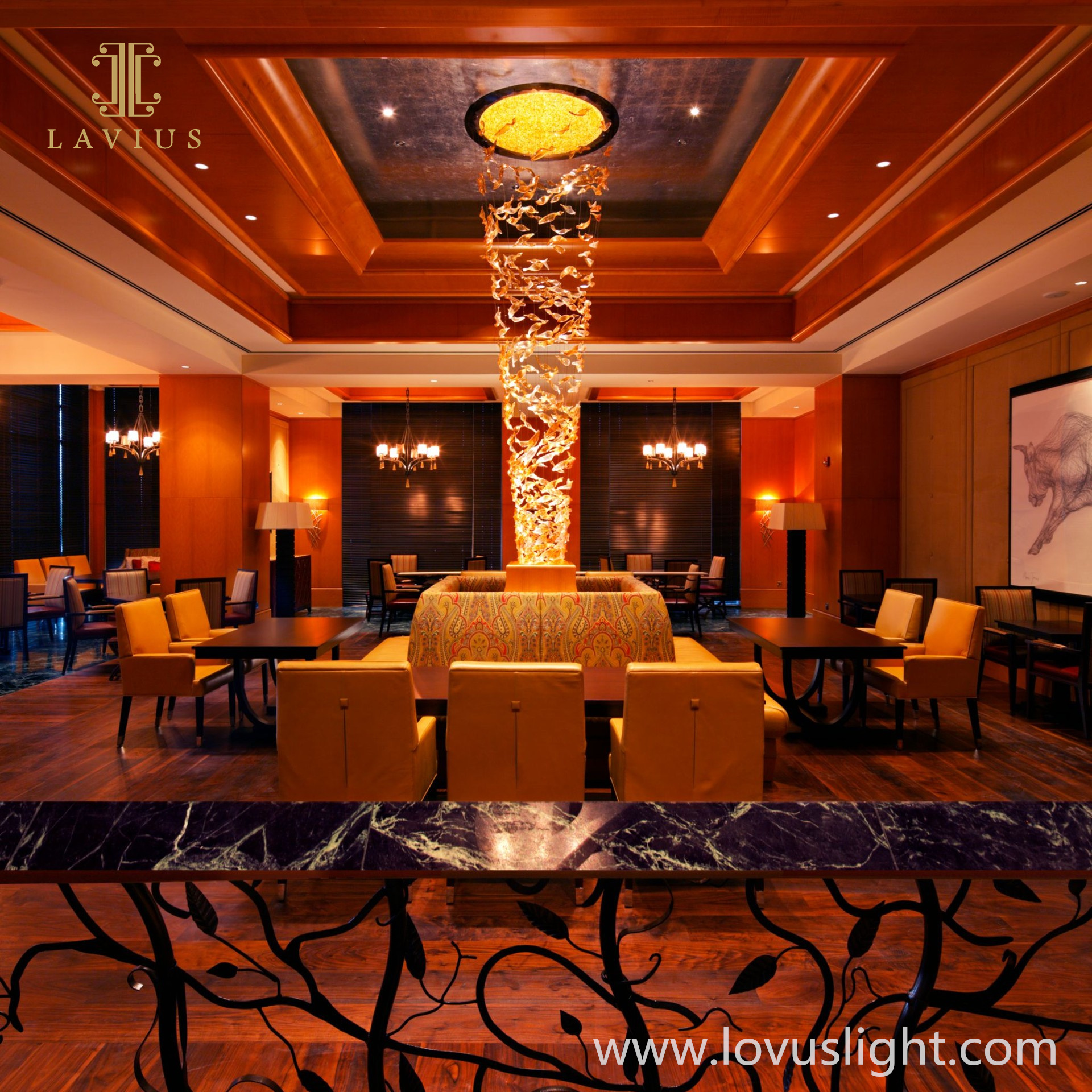 Large-scale Custom Chandelier For Banquet Halls And Conference Rooms ...