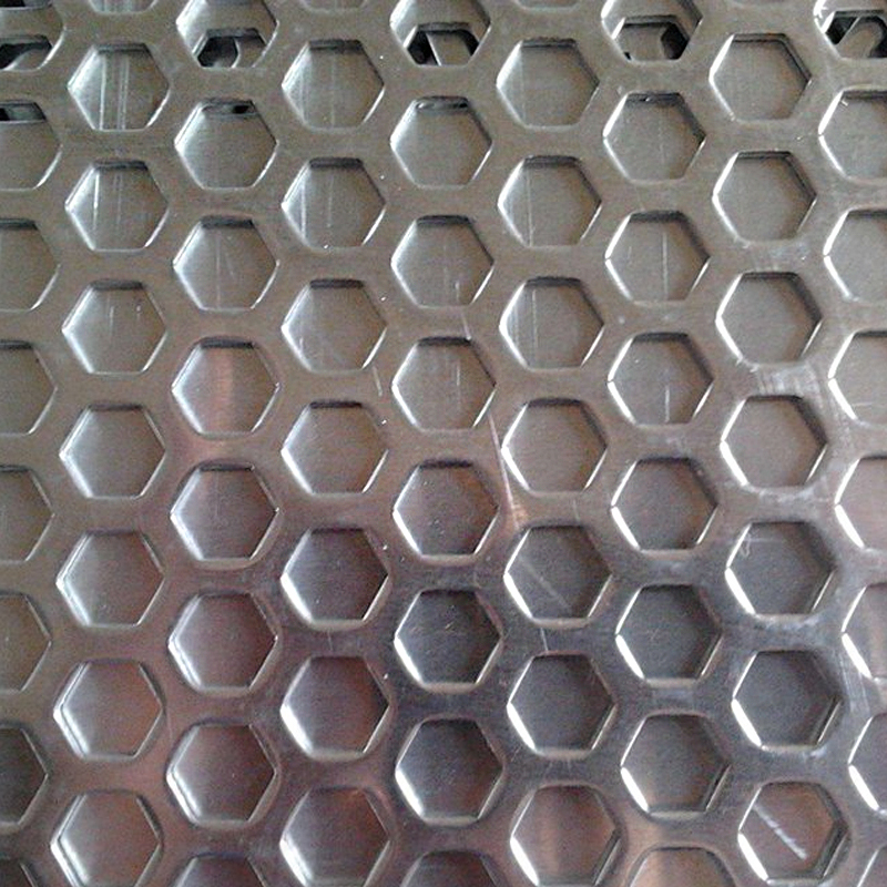 Hexagonal Perforated Metal Sheet Perforated Wire Mesh, High Quality ...