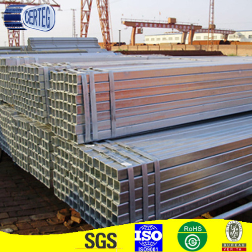 Cold Formed Pre Galvanized Sq Steel Tube / Pipe, High Quality Cold ...