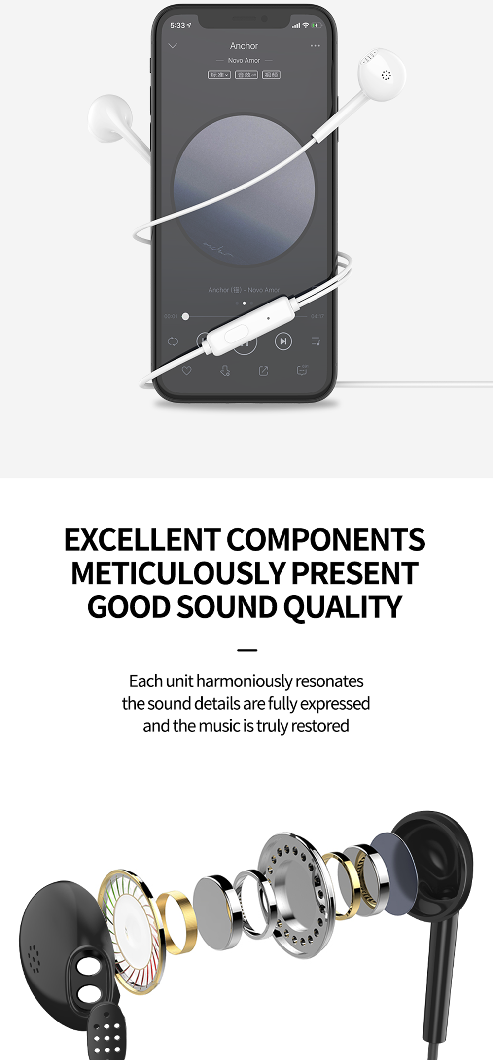 Yeson New Release 가이 이어폰으로 반을 유선합니다, Bossgoo.com의 고품질 Yeson New Release ...