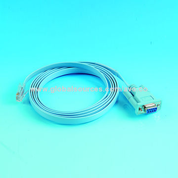 Rs232 Db9 Serial To Rj45 Cat5 Ethernet Adapter Cable With Copper ...