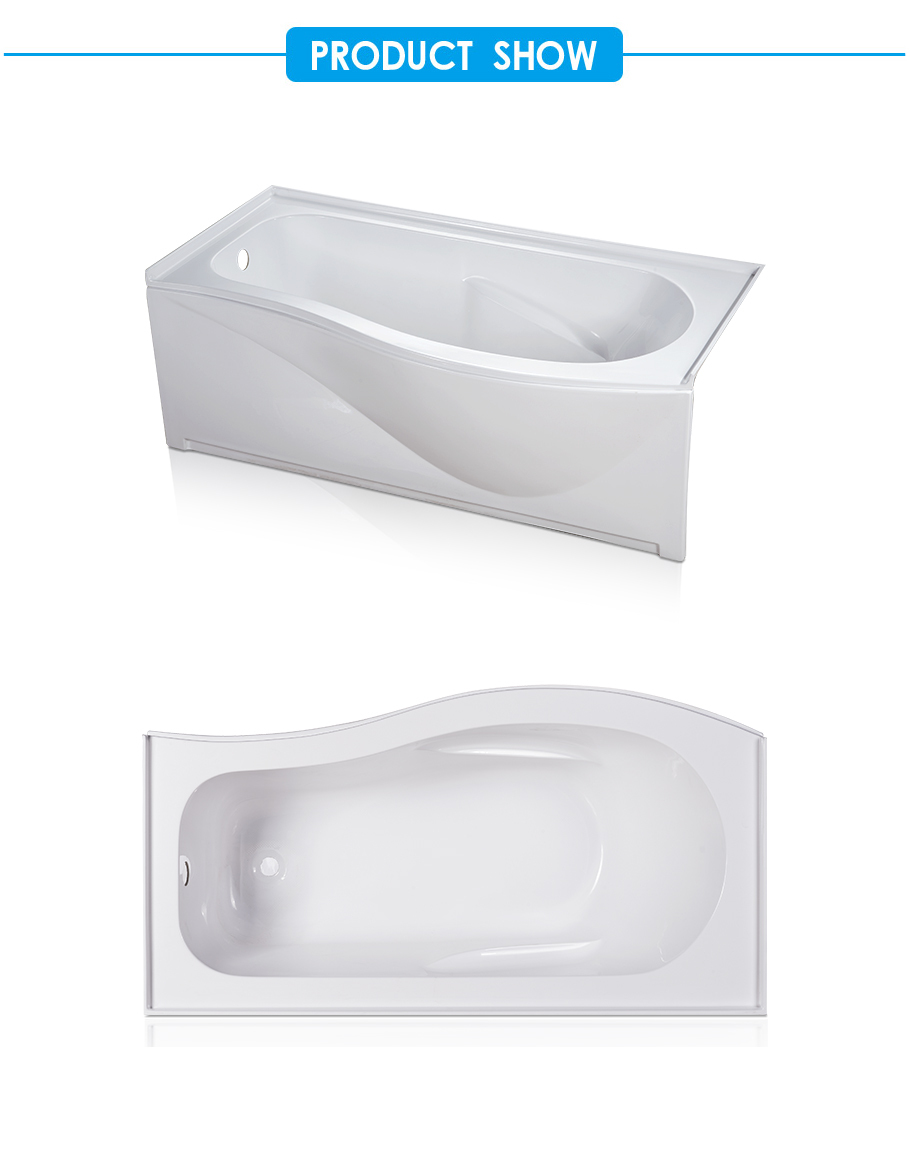 Curved Jacuzzi Alcove Soaking Bathtub, High Quality Curved Jacuzzi ...