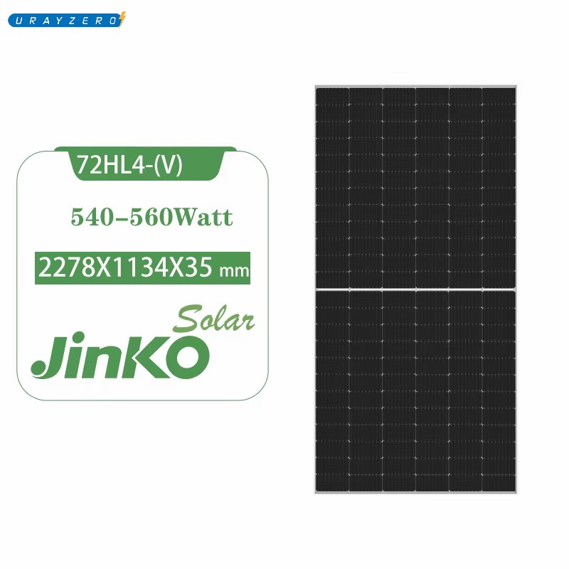 Jinko Solar Panel System: 500w Bifacial N-type Double Glass Panel For ...