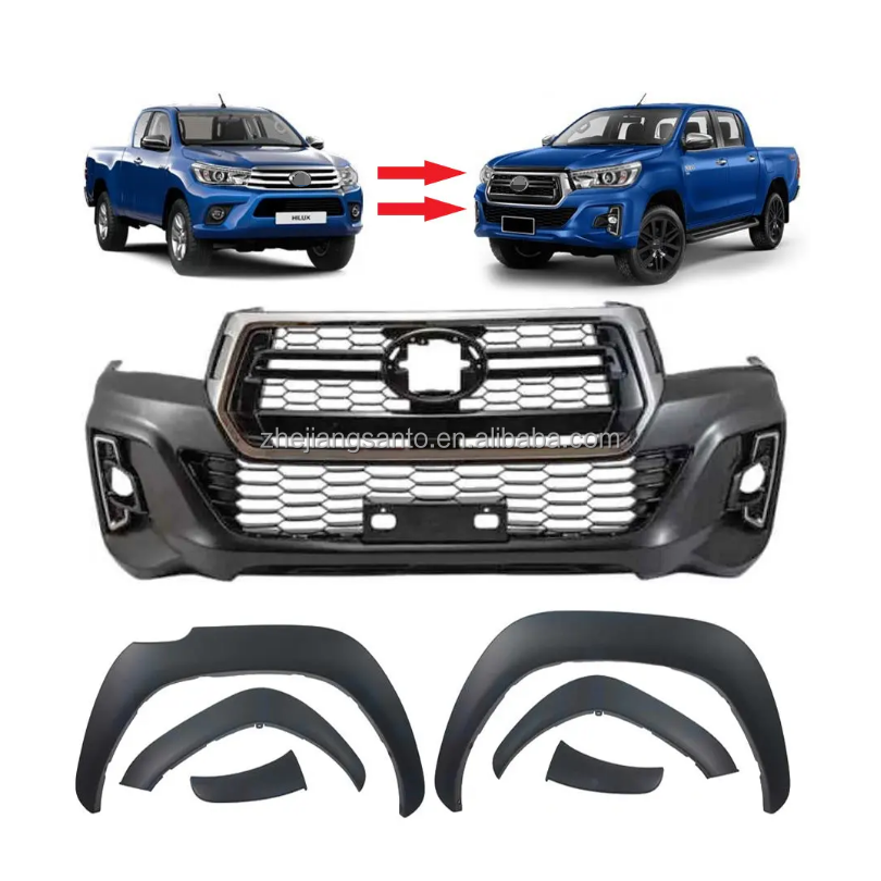2021 Toyota Hilux Revo Facelift: Car Body Kits For Rocco Conversion ...