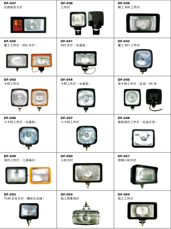 Excavator Dozer Work Lamp Assembly, High Quality Excavator Dozer Work ...