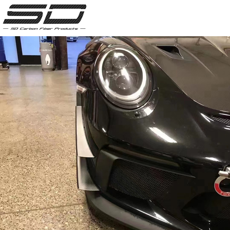 Sd Dry Carbon Fiber Splitter Add-on For Porsche 991 Sport, Gt2, Gt3 Rs ...