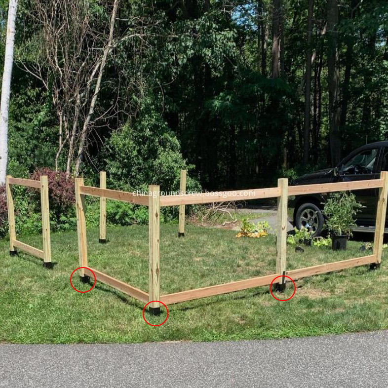 Pole Anchor Pointed Ground Spike For Fence, High Quality Pole Anchor ...