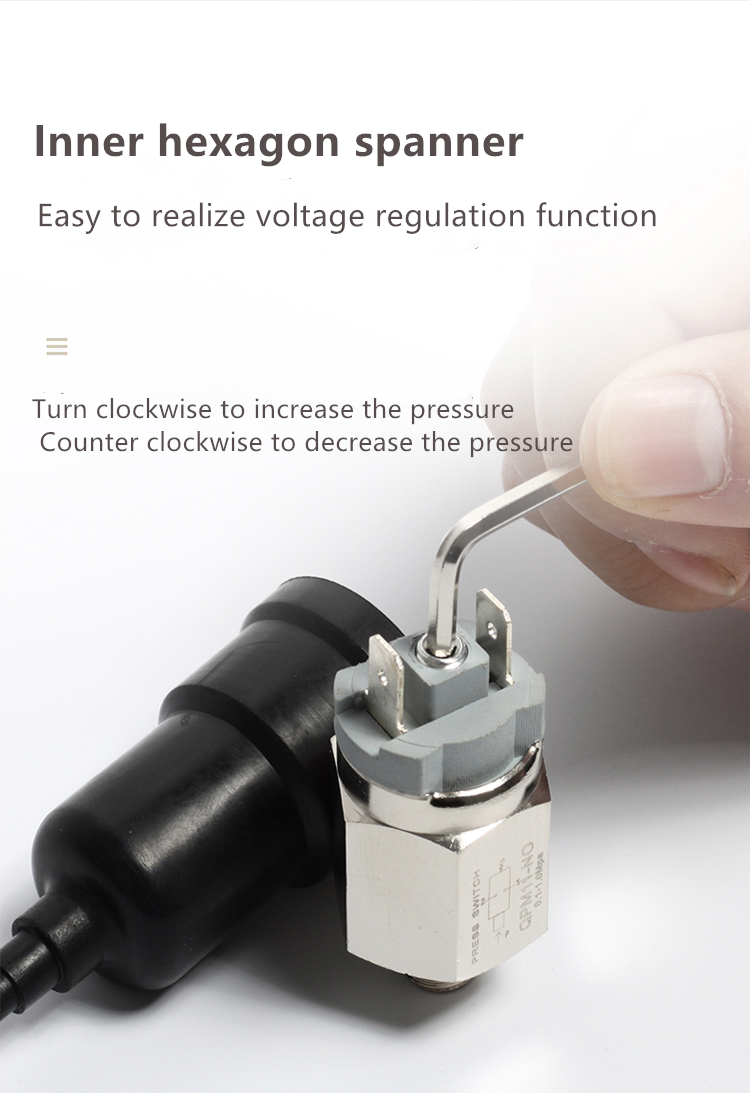 Sns Diaphragm Type Adjustable Gas Pressure Switches: Qpm11-no, Qpm11-nc ...