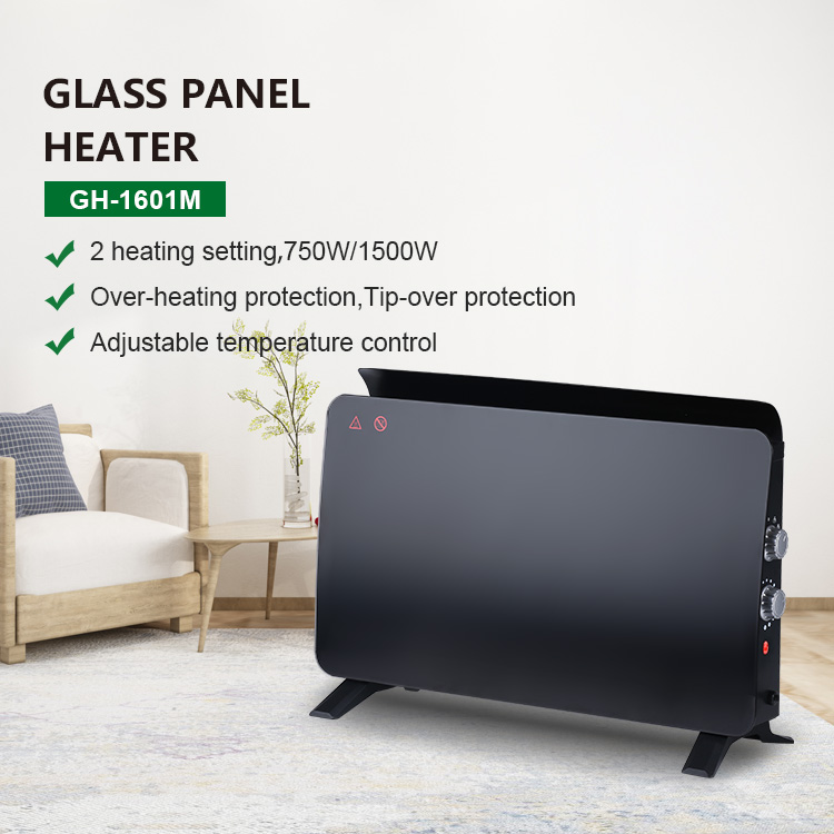 1500w Glass Panel Heater With Led New Design, High Quality 1500w Glass ...