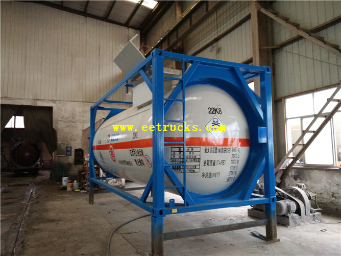 22cbm 20ft Liquid Chlorine Tanker Containers China Manufacturers ...