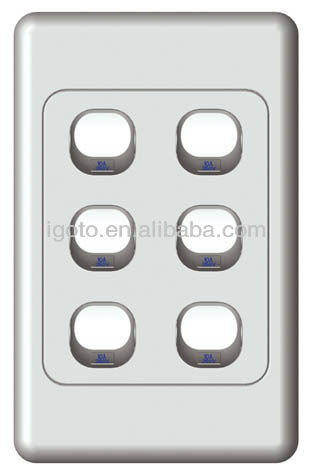 Australian Electrical Switch 6gang Switch Saa Approval, High Quality ...