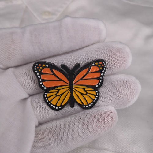 Monarch Butterfly Soft Enamel Pin, High Quality Monarch Butterfly Soft ...